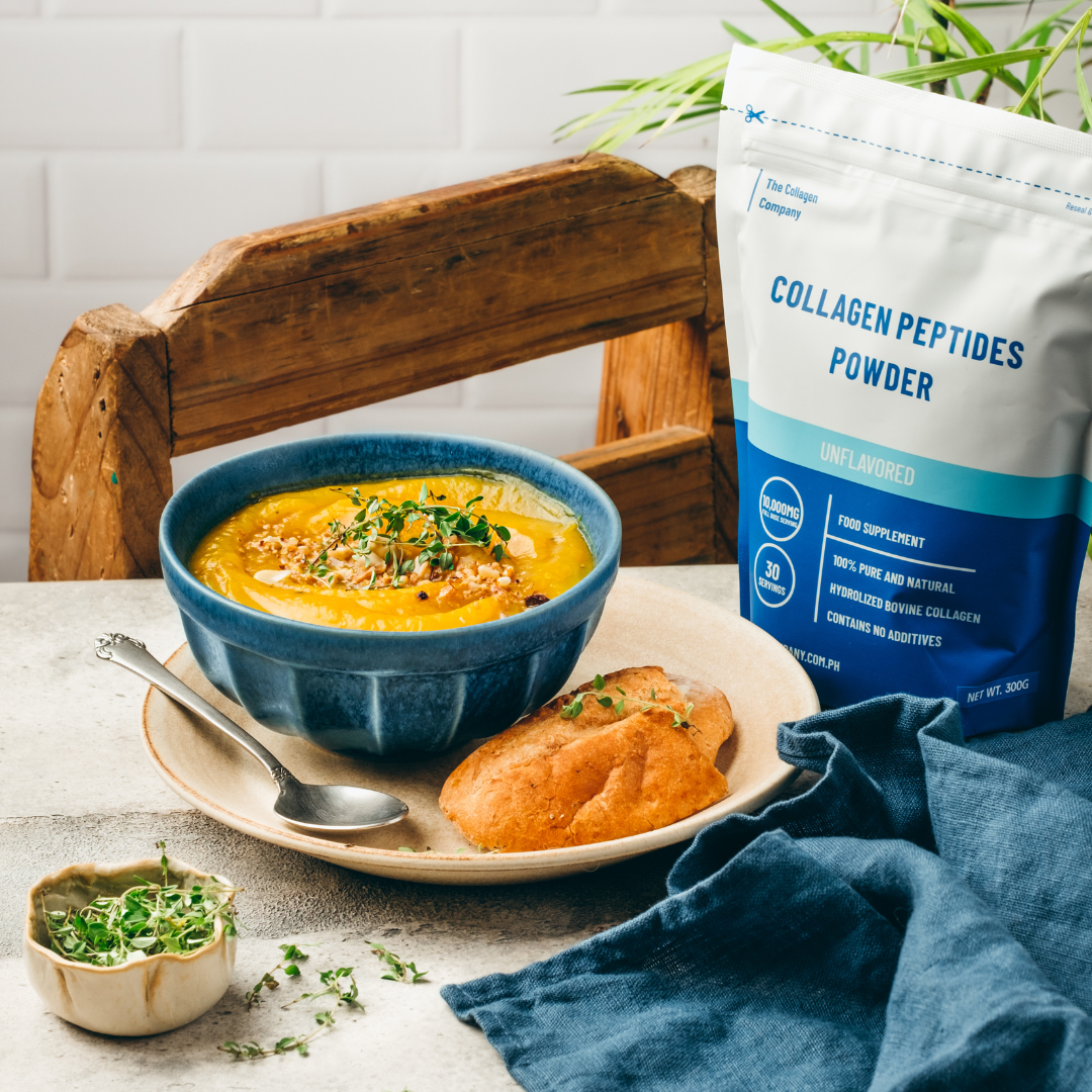 Wholesome Ingredients for a Radiant Twist: Creamy Pumpkin Soup infused ...